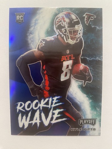 2021 Panini Playoff Rookie Card Wave #RW-KPI Kyle Pitts Atlanta Falcons ...