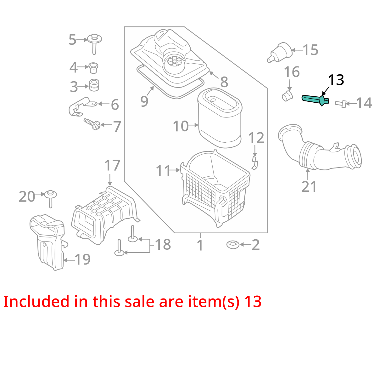 2014 Ford Fusion Mass Air Flow Meter Sensor MAF OEM 70K Miles ...