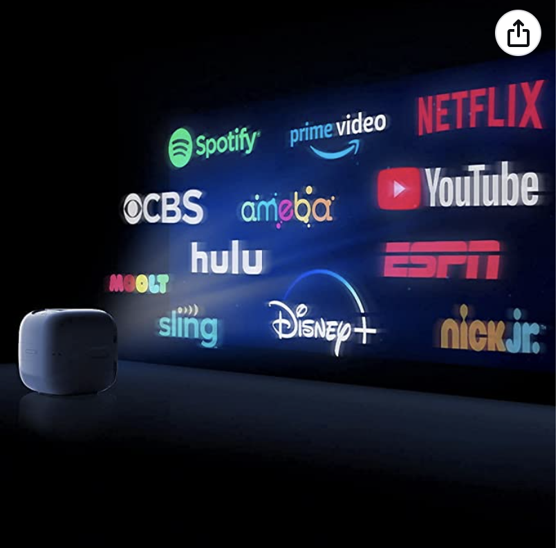 NEW! CINEMOOD TV - LTE Portable Projector- 5x Brighter Than Original ...