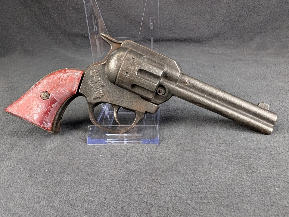 Vintage Gene Autry Toy Cap Gun / Pistol 8.5" Long Rare Die-Cast Iron | eBay