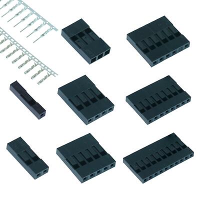 Dupont 2.54mm Connector Housing Male Female Crimp Terminals | eBay