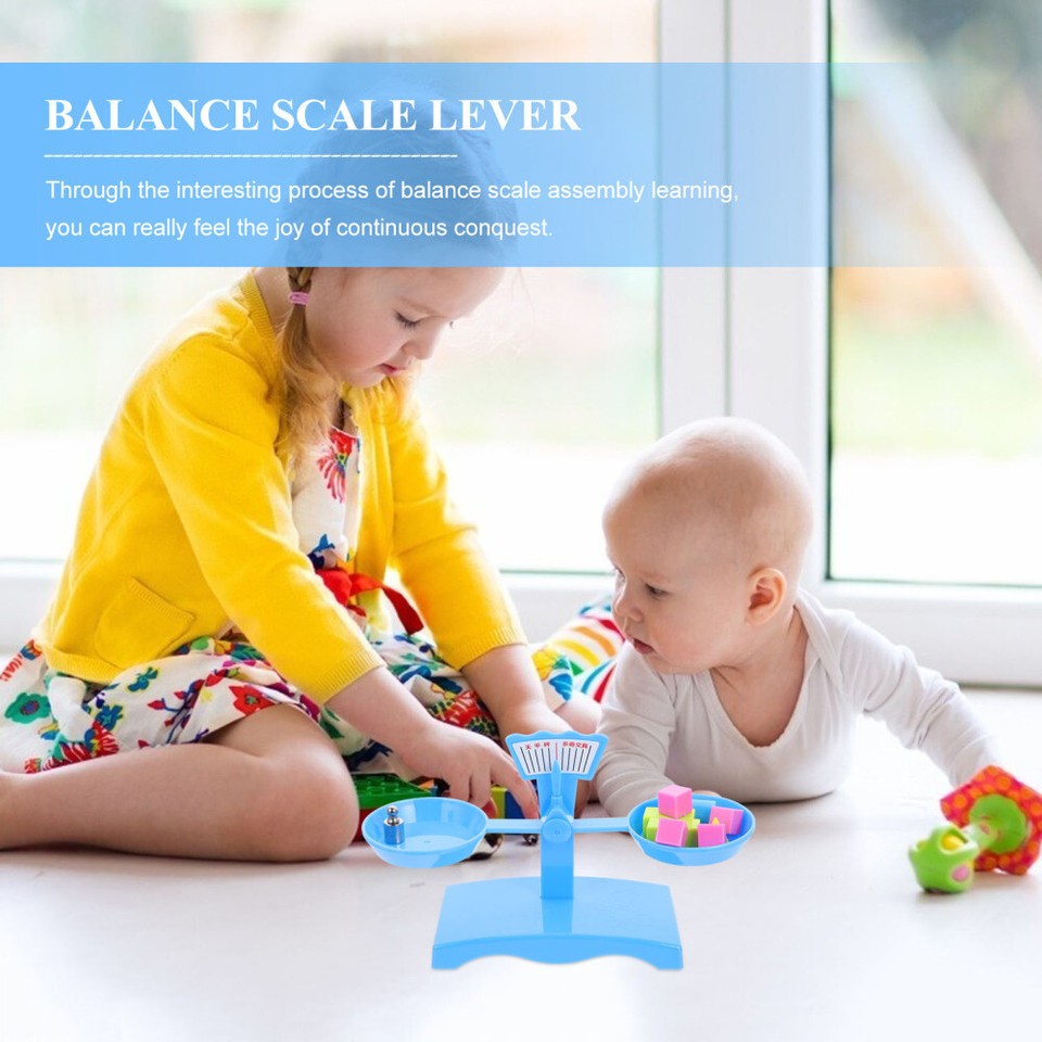 Toy Weighing Scales for Kids Pallet Balance Children's Set Pupils ...