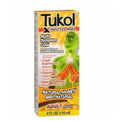 Tukol X-pecto Miel Liquid Multi Symptom Cold Natural Honey for Adult 4 ...