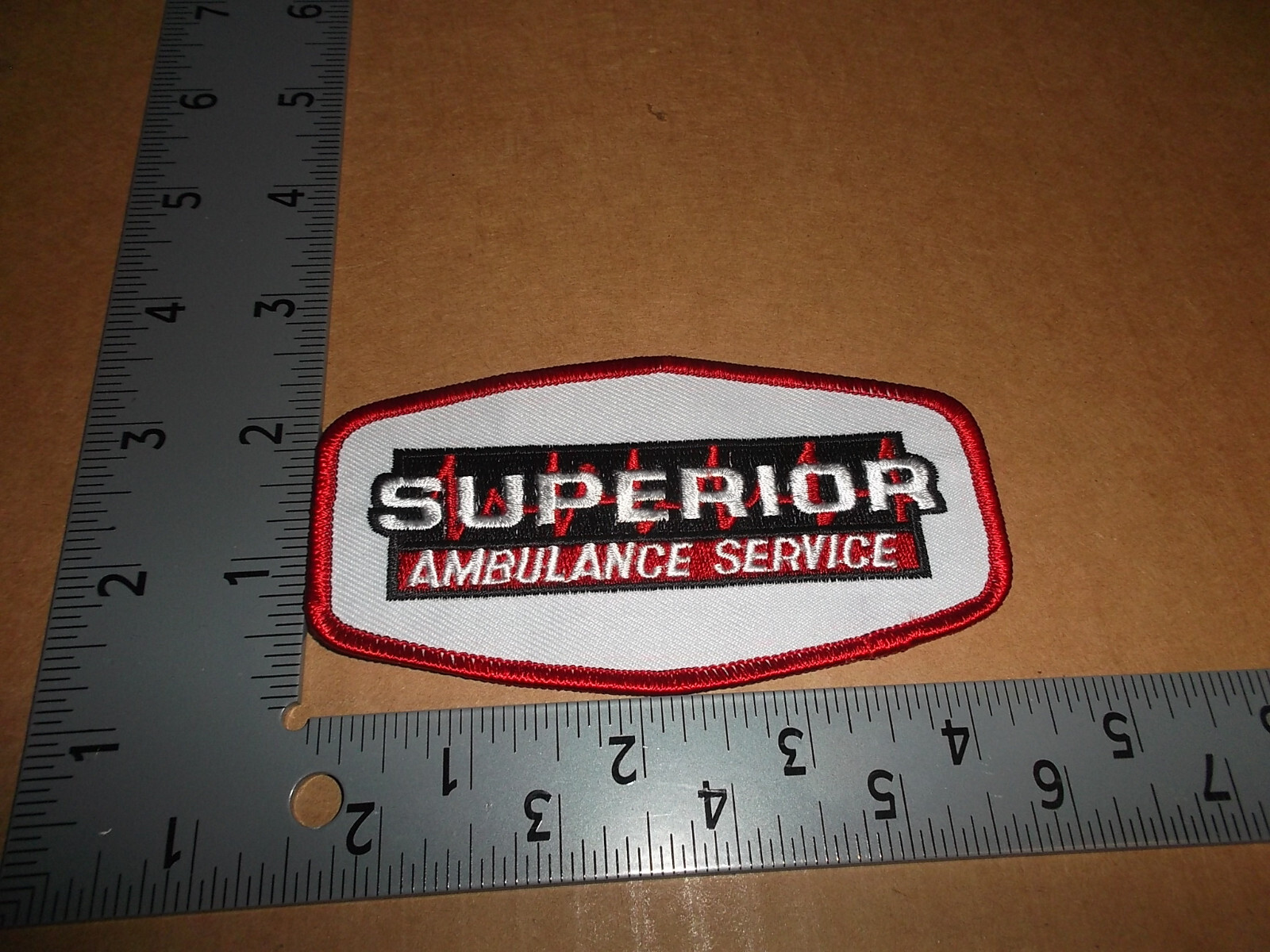 Superior Ambulance Service Fire EMS Patch~Michigan~MI~Brand New~Small ...