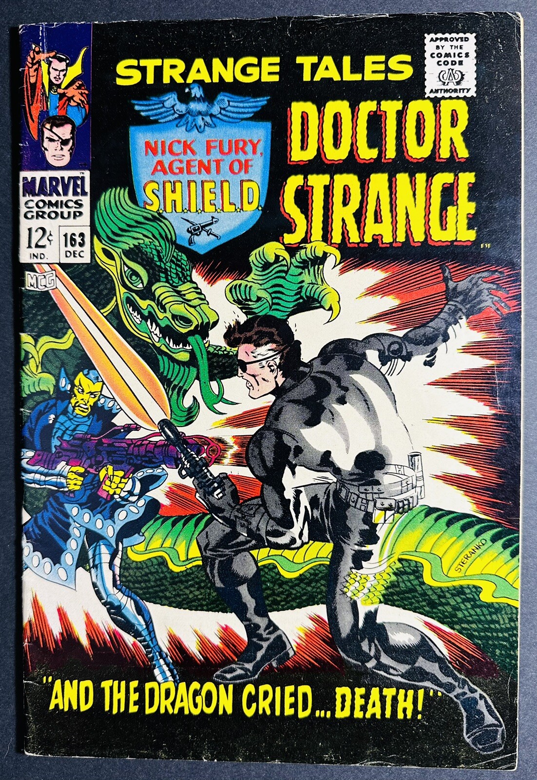 Strange Tales #163 1st Appearance Clay Quartermain! Steranko! Marvel ...