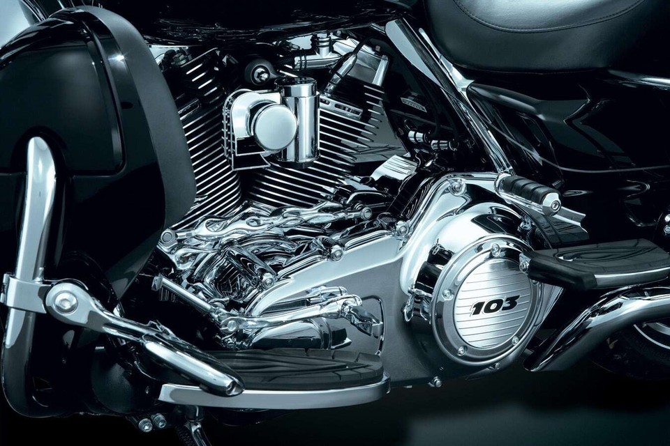 Kuryakyn Chrome Inner Primary Cover Harley Touring FLH/T '09-'16 Models ...