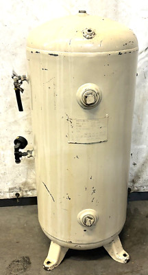 BUCKEYE BOILER CO. VERTICAL AIR COMPRESSOR TANK V1-30-165-16 NAT'L BD ...