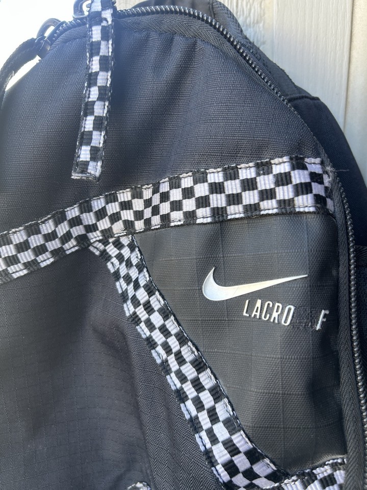 Nike Face-Off Game Day Large Lacrosse Backpack Black 24x16 | eBay