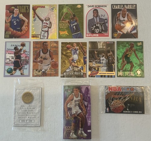 BASKETBALL CARD INSERT, RC LOT (10), & 3 SEALED SETS BARKLEY, ROBINSON ...