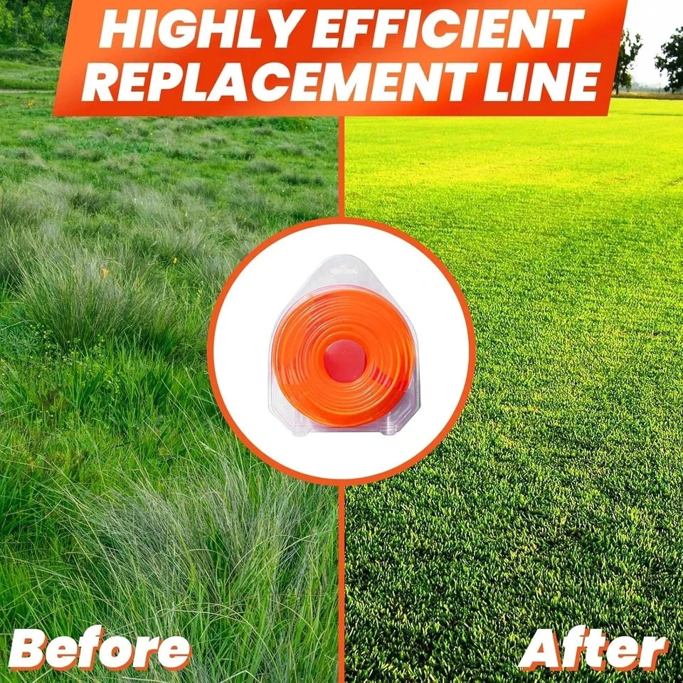 155 Weed Eater String Trimmer Line of 102 Feet, 1-Pound round Weed ...