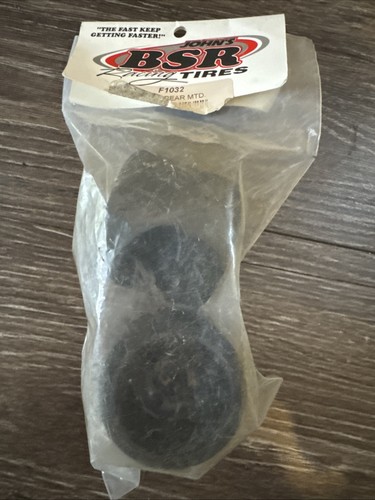 BSR Racing Custom Works Dirt Oval Rear Mounted Foam Tires 2 F1023 Ships ...