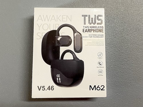 NEW TWS M62 wireless earphone V5.46 BLACK | eBay