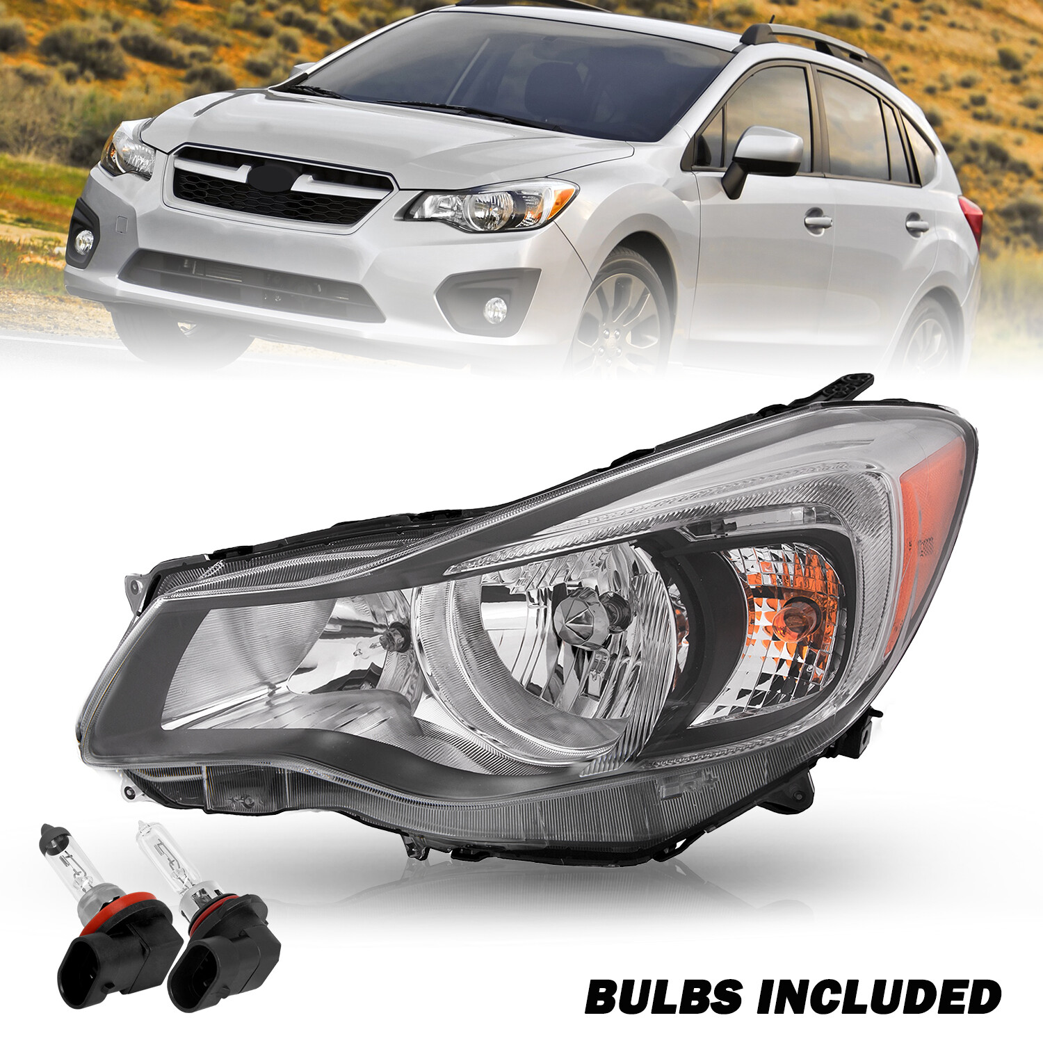 For 2012-2015 Subaru Impreza XV Crosstrek FACTORY Headlight Driver Side ...