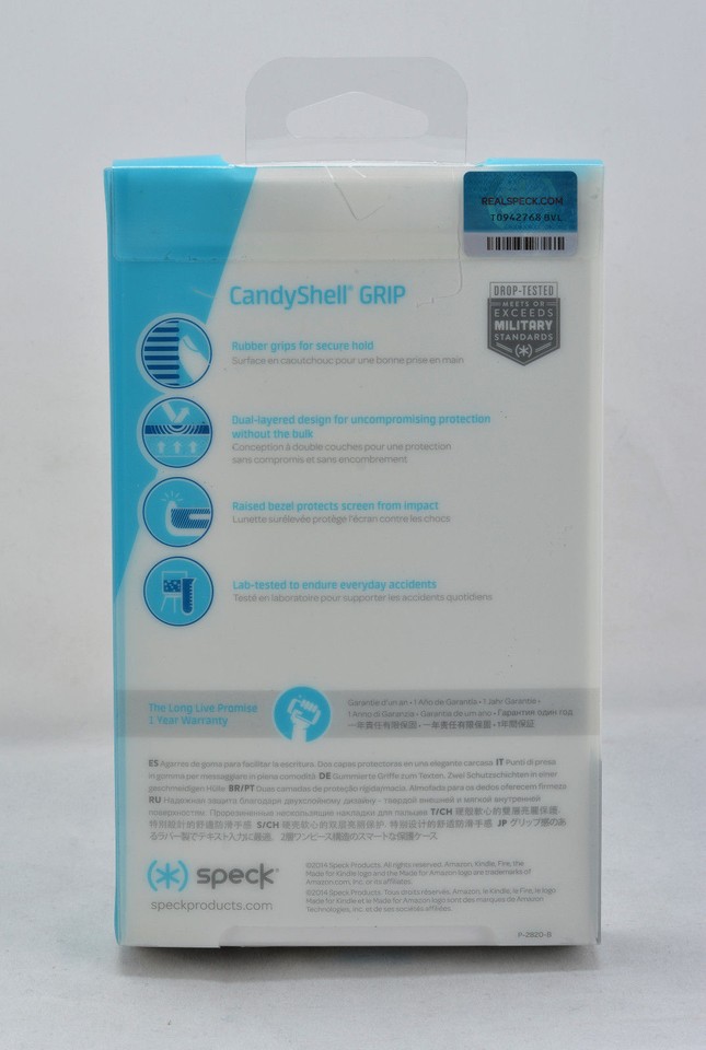 Speck CandyShell Grip Hard Shell Snap Cover Amazon Fire Phone Case ...