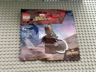 Lego Minifigure Teen Groot Keychain NEW! Marvel Super Heroes Avengers ...