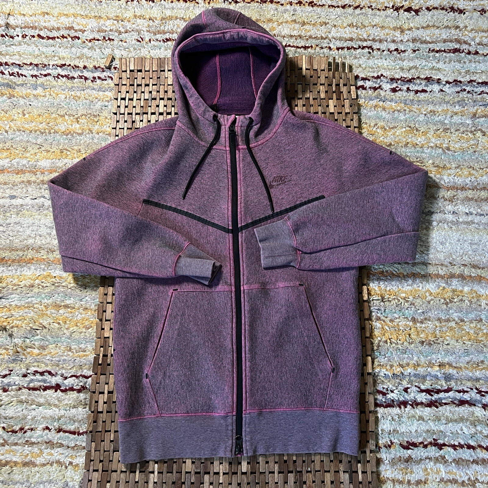 Rare Nike Sportswear Tech Fleece Full-Zip Hoodie Heat… - Gem