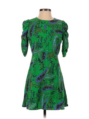 Zara TRF Women Green Casual Dress S | eBay