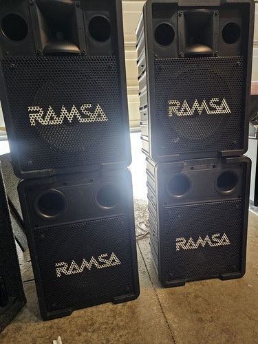 Panasonic RAMSA PA System – 2× WS‑A240 Subs + WS‑SP2 Processor + 2× WP‑9220 Amps | eBay