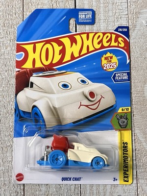 Hot Wheels Case L 2025 Quick Chat Experimotors Series 9/10 White | eBay