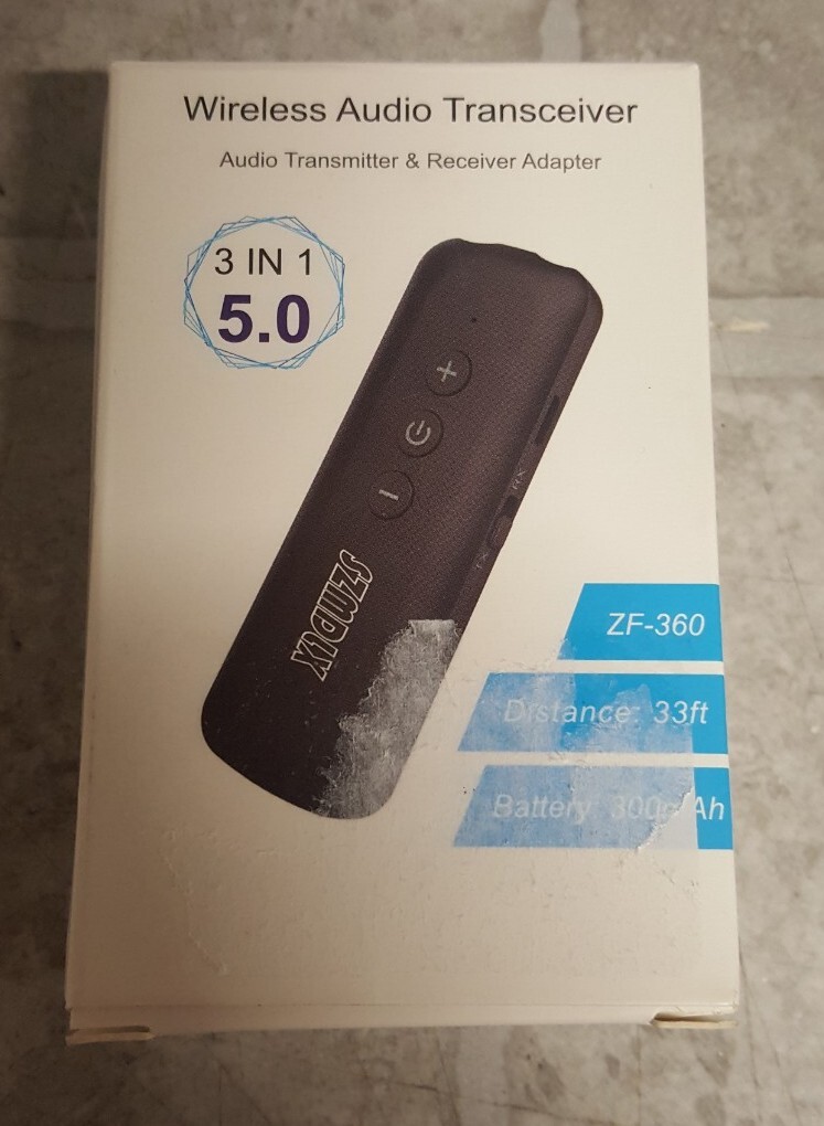 Wireless Audio Transceiver Audio Transmitter Receiver Adapter 3 in 1 (5 ...