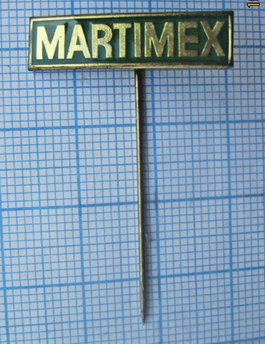 MARTIMEX Forst und Baumaschinen CSSR Betriebsabzeichen LOGO Abzeichen ...
