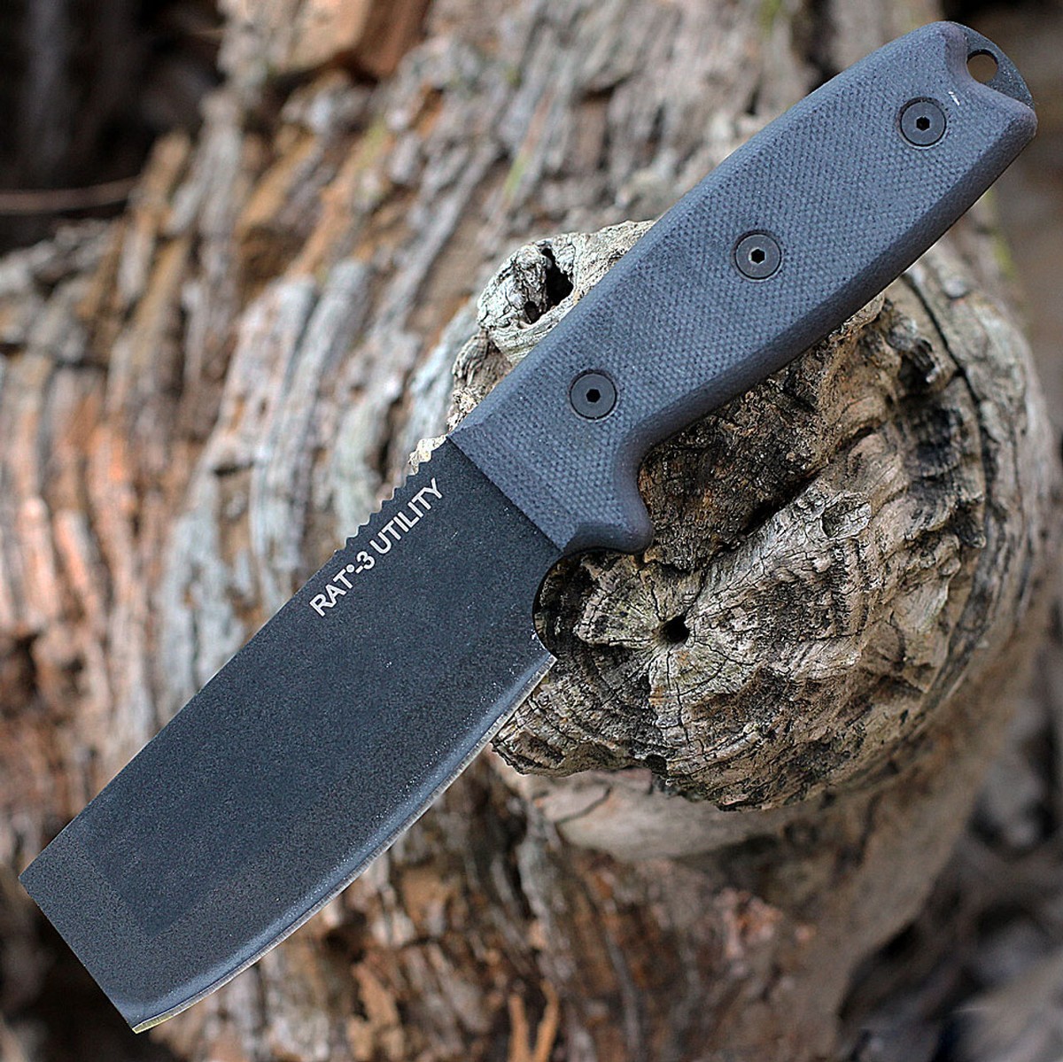 Ontario Rat Logo Ontario Knives RAT 1 BS Serrated Folder | Messerworld