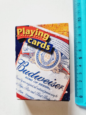 Cards For Game Budweiser Poker Bridge Original Vintage 80s Playing ...