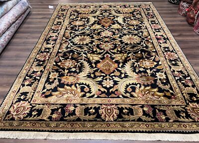 Indo Mahal Sultanabad Rug 8x11 Vintage Indian Carpet Handmade Wool ...