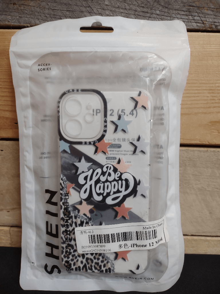 BRAND NEW Shein iPhone 12 Mini Be Happy Cell Phone Case | eBay