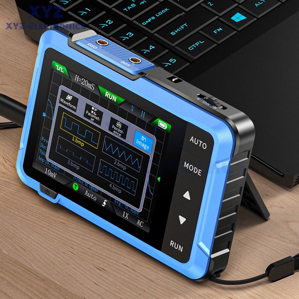 FNIRSI DSO510 2-IN-1 Handheld Digital Oscilloscope Signal Generator ...