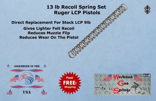 13 lb Recoil Spring Set For Ruger LCP Pistols ***Fast Free Shipping ...