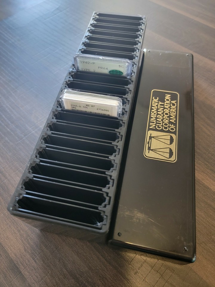 10 PCGS Rattler & ANACS Soapbox Universal Storage Box Holder Adapters ...