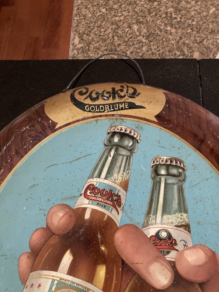 Cook’s Beer And Ale Metal Sign | eBay