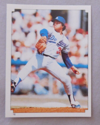 1984 Topps Sticker #16 Fernando Valenzuela Los Angeles Dodgers | eBay