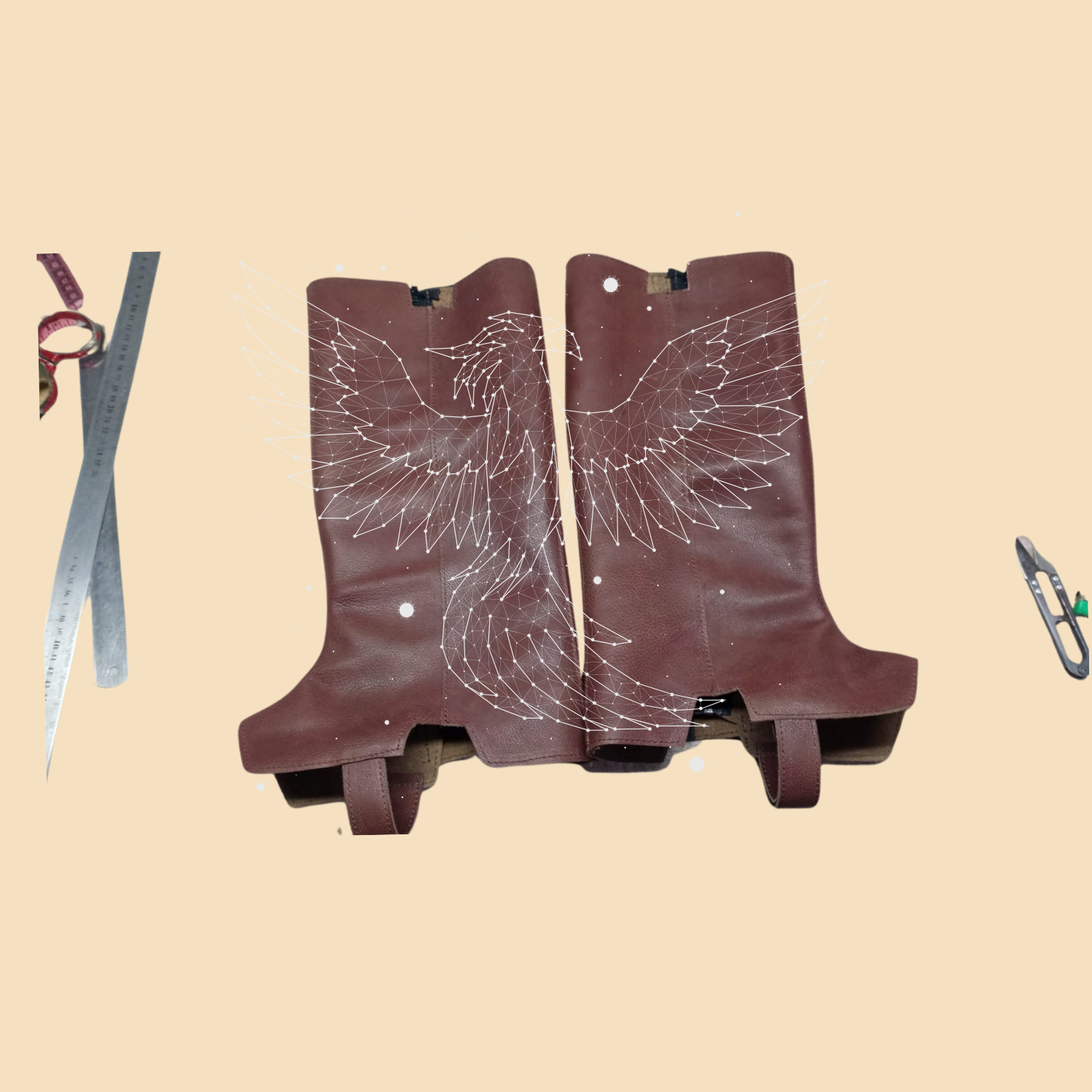 Boba Fett Inspired Leather Boot Cover, Bo-Katan Kryze Boots Cover ...