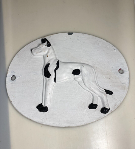 Vintage Cast Aluminum Great Dane Semi Truck Emblem Logo Dog sign | eBay