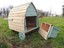 The Chicken Pod Hen House On Wheels - Painted / Unpainted | eBay