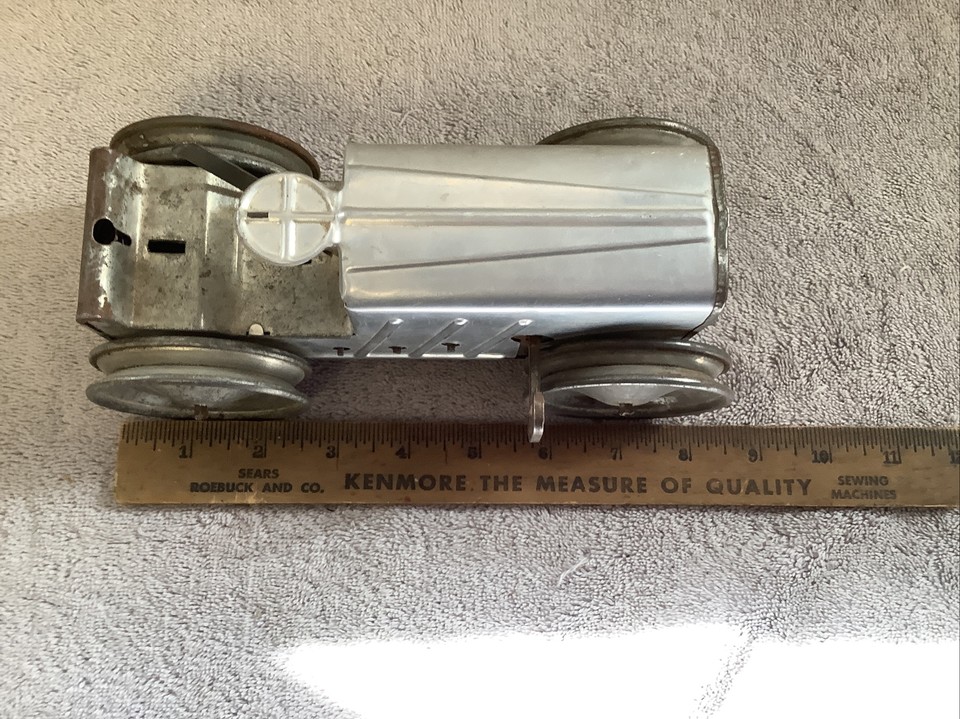 Vintage Louis Marx Wind Up Toy Tractors Dozer N.Y. 200-5-Ave works as ...