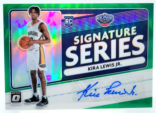 2020-21 Panini Donruss Optic - Signature Series Green Prizm #SS-KLJ ...