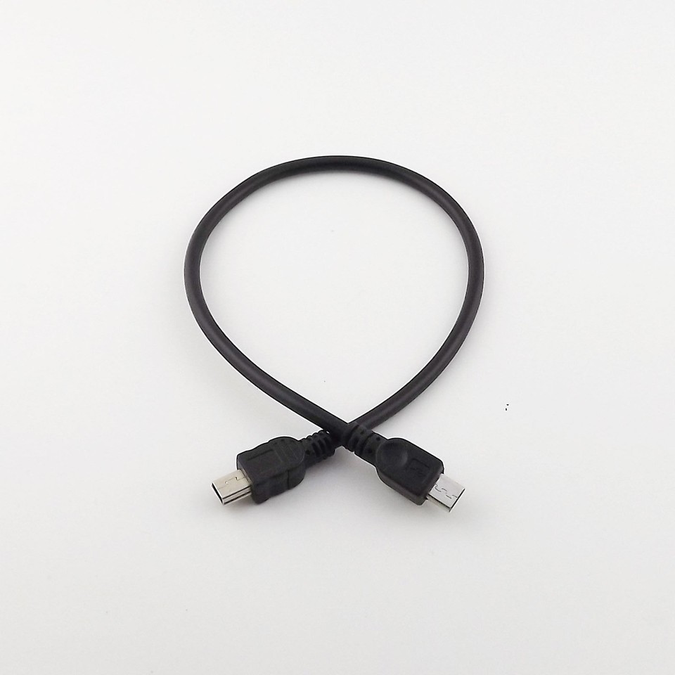 Micro USB 2.0 5 Pin Male To Mini 5 Pin Male Data Sync Charge Adapter ...