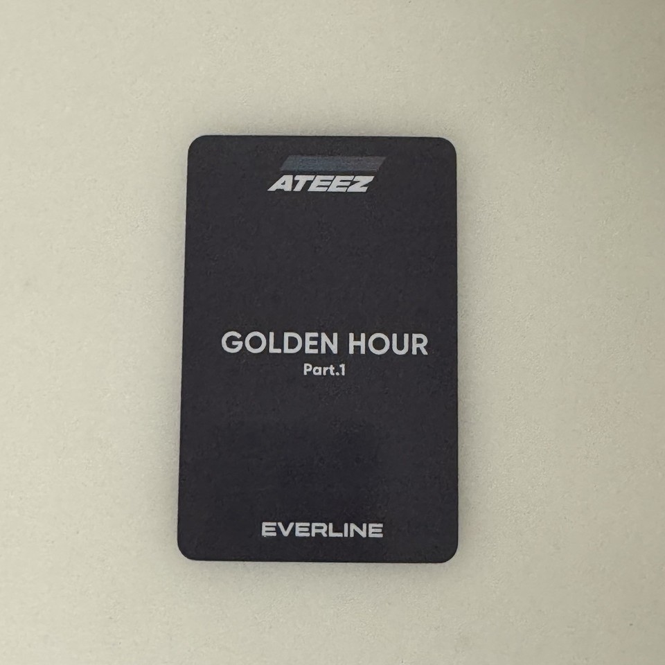 ATEEZ Golden Hour Part.1 Everline Lucky Draw POB Photocard Yunho | eBay