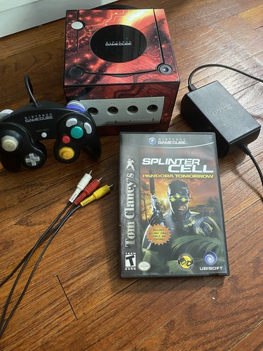 Nintendo GameCube Black Console Bundle w/ Game & Controller Tested ...