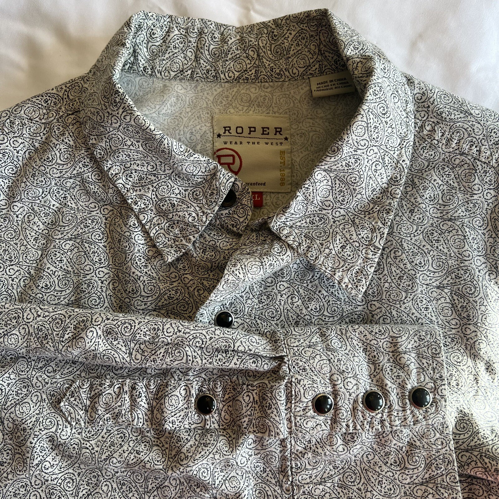 Roper Wear The West Men’s Western Shirt, Size XL | eBay