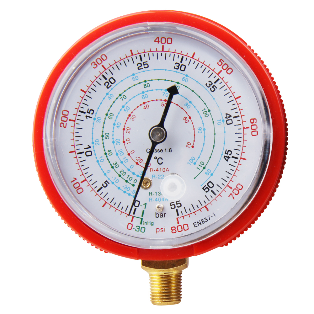 Car Dual Gauge A/C Pressure Gauge Auto Hi/Low Tester Gauge For Air ...