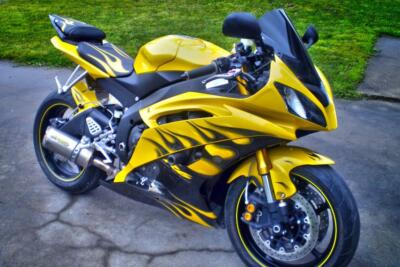 Luimoto Seat Covers Set Flame Yellow New For Yamaha YZF-R6 R6 2008-2016 ...