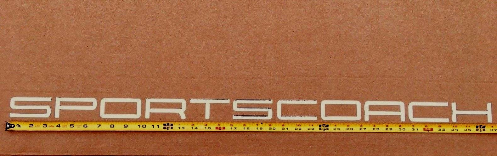 SPORTSCOACH EMBLEM NAME BADGE DECAL LOGO COACHMEN SPORTS COACH RV ...