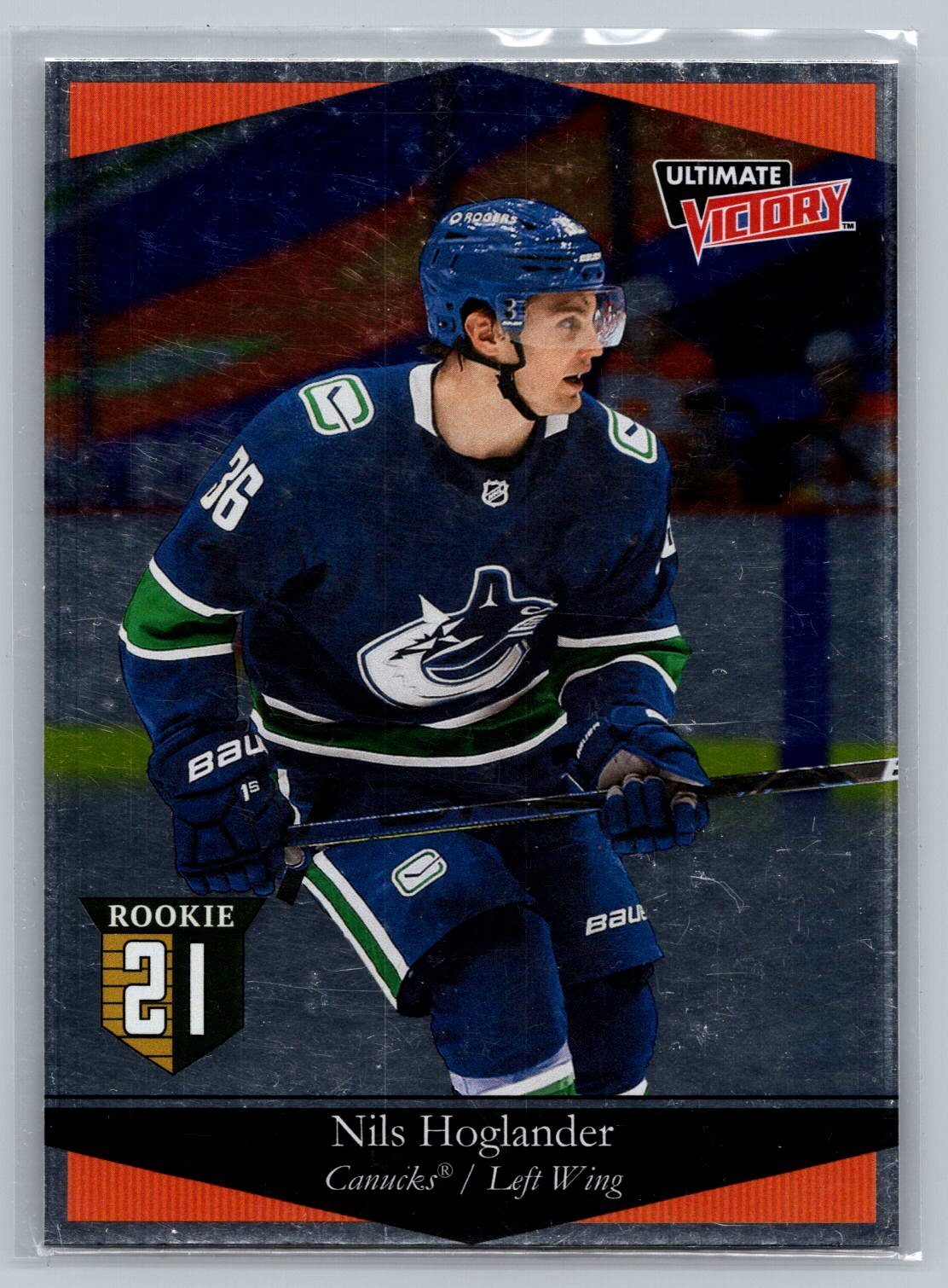 2020-21 Upper Deck #UV-43 Nils Hoglander Ultimate Victory | eBay