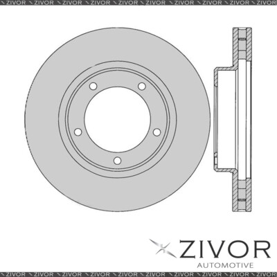New PROTEX Rotor - Front For TOYOTA LANDCRUISER HZJ79R 2D C/C 4WD 1999 ...