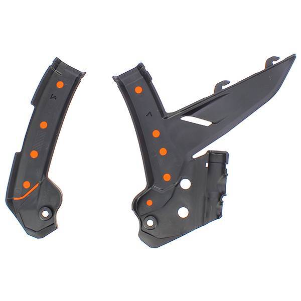 plastic frame protectors Ktm Sx 2023 - 2025 Ktm Exc 2024 - 2025 black ...
