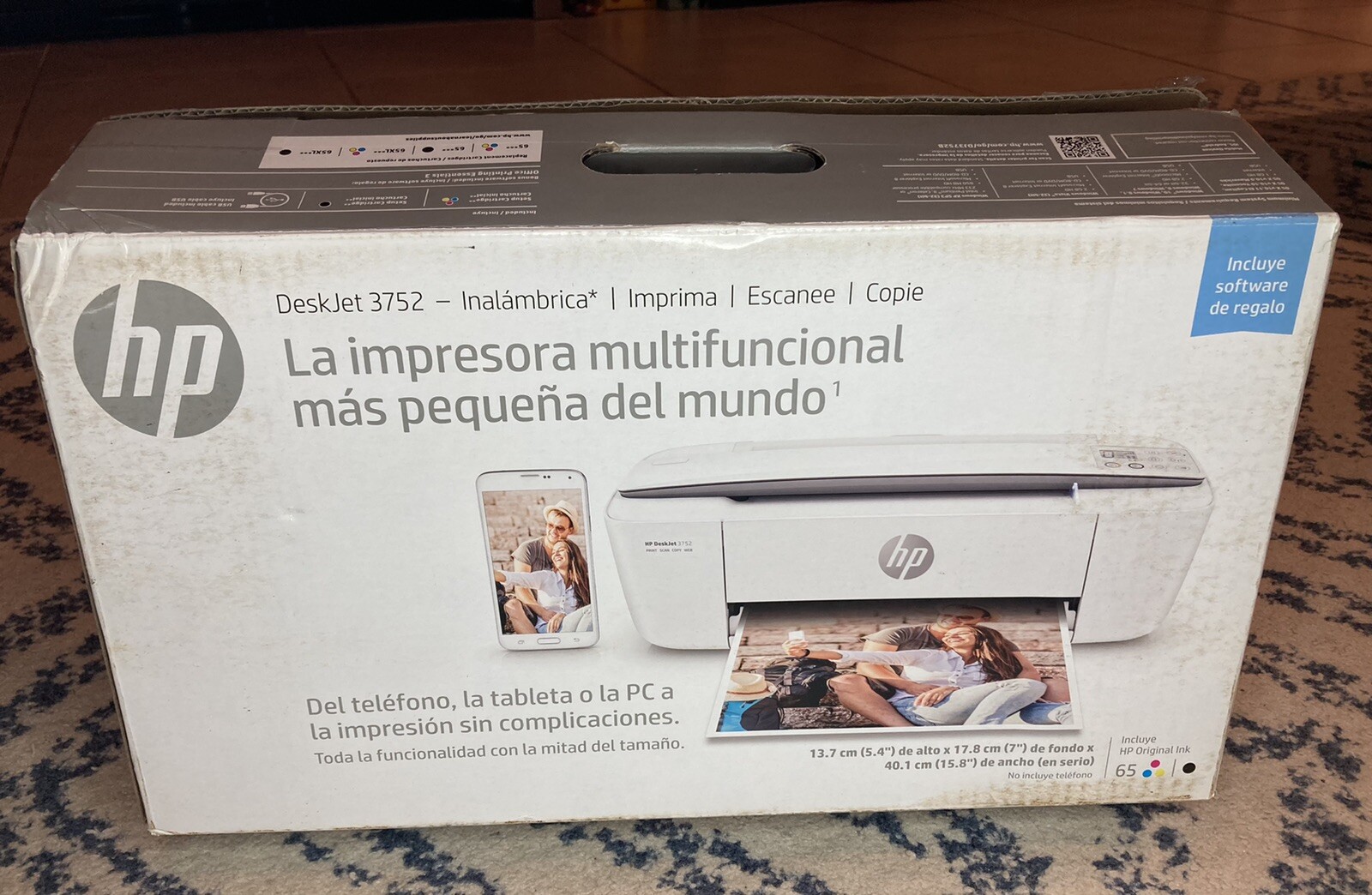 HP® DeskJet 3752 All-in-One Multifunction Printer/Copier/Scanner New ...